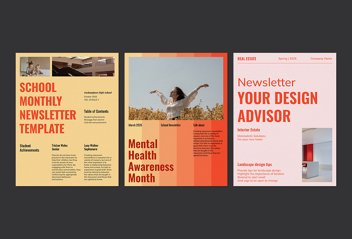 Practical Newsletter Templates | Renderforest