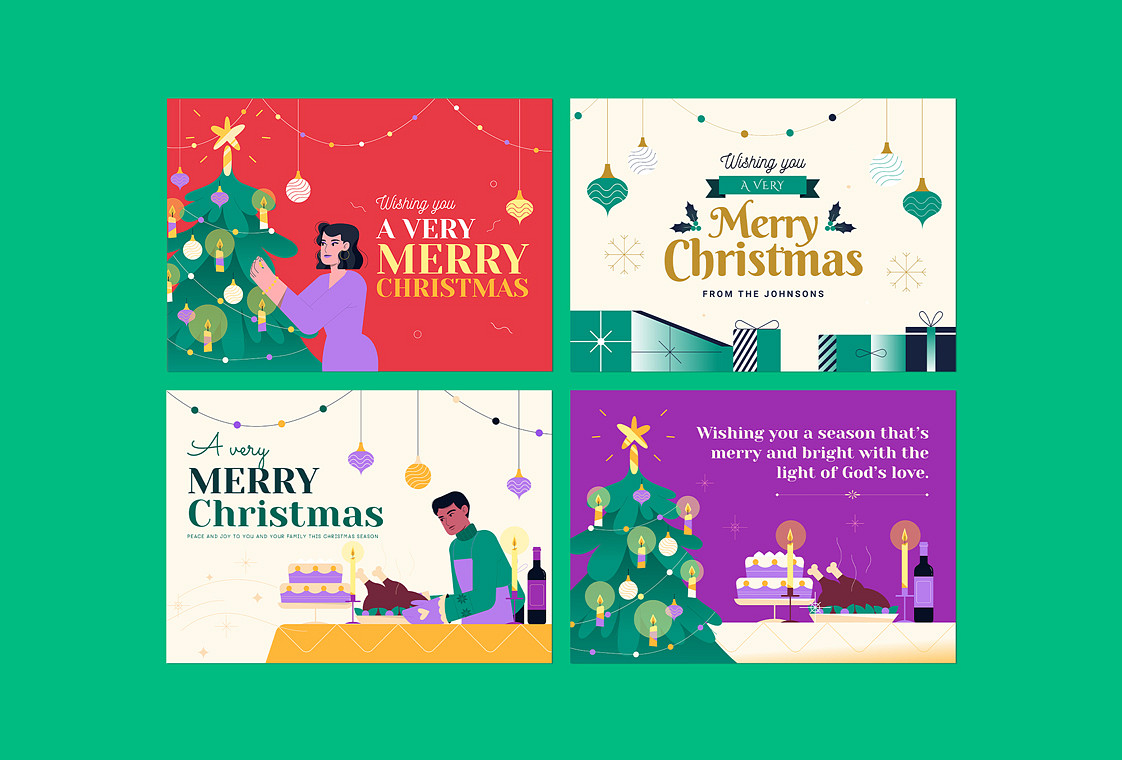 Customizable Christmas Cards | Renderforest