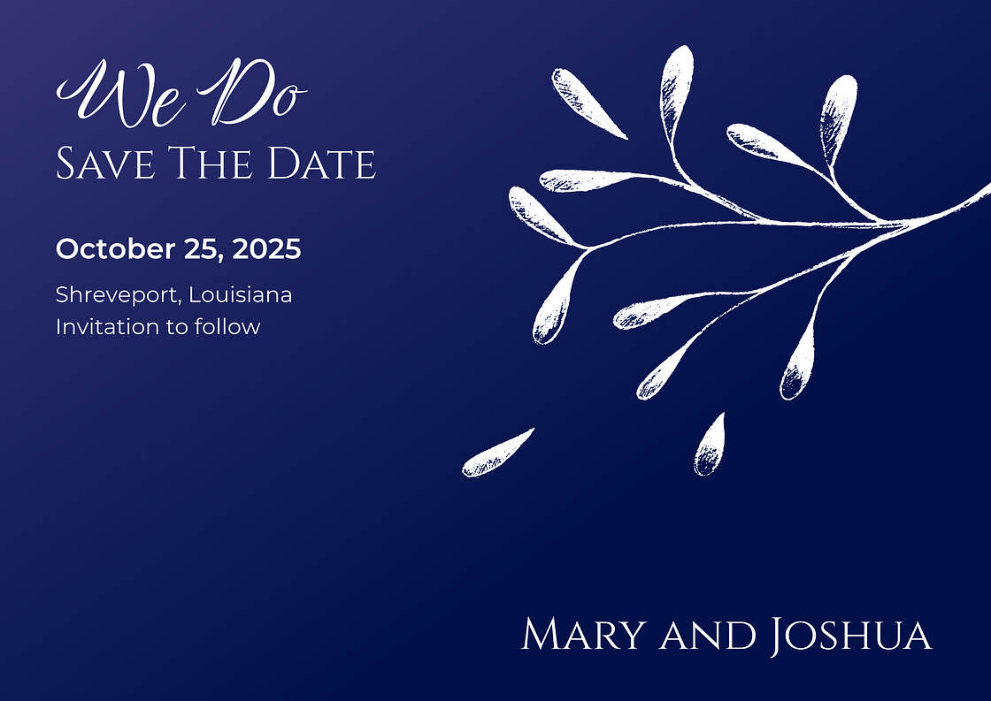 Tarjetas para reservar la fecha | Renderforest