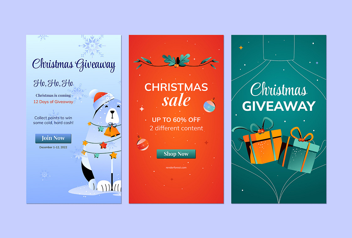 Holiday Season SMM Kit | Renderforest