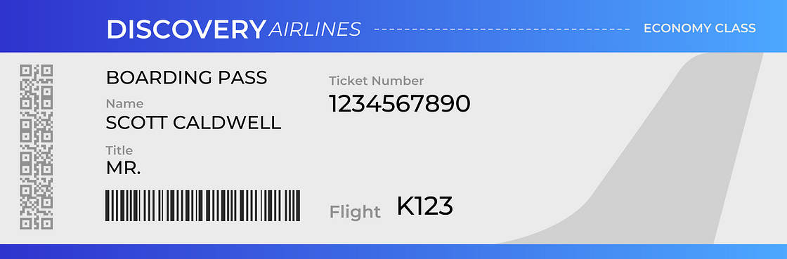 Airplane Ticket Templates | Renderforest