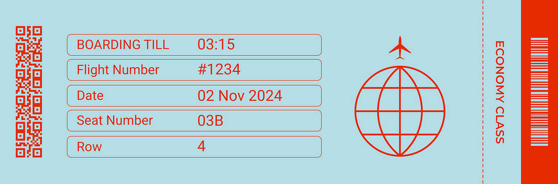 Airplane Ticket Templates | Renderforest