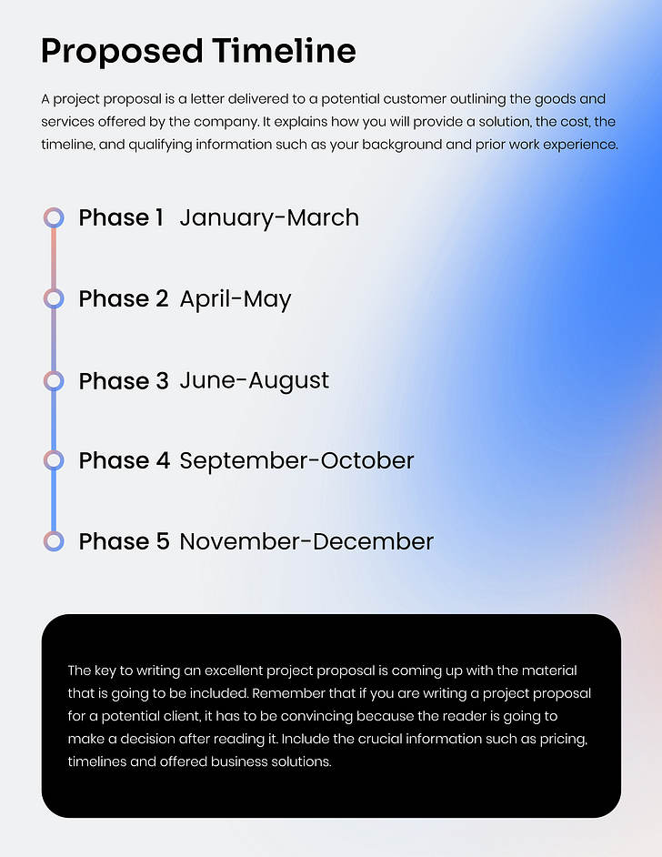 Project Proposal Template | Renderforest