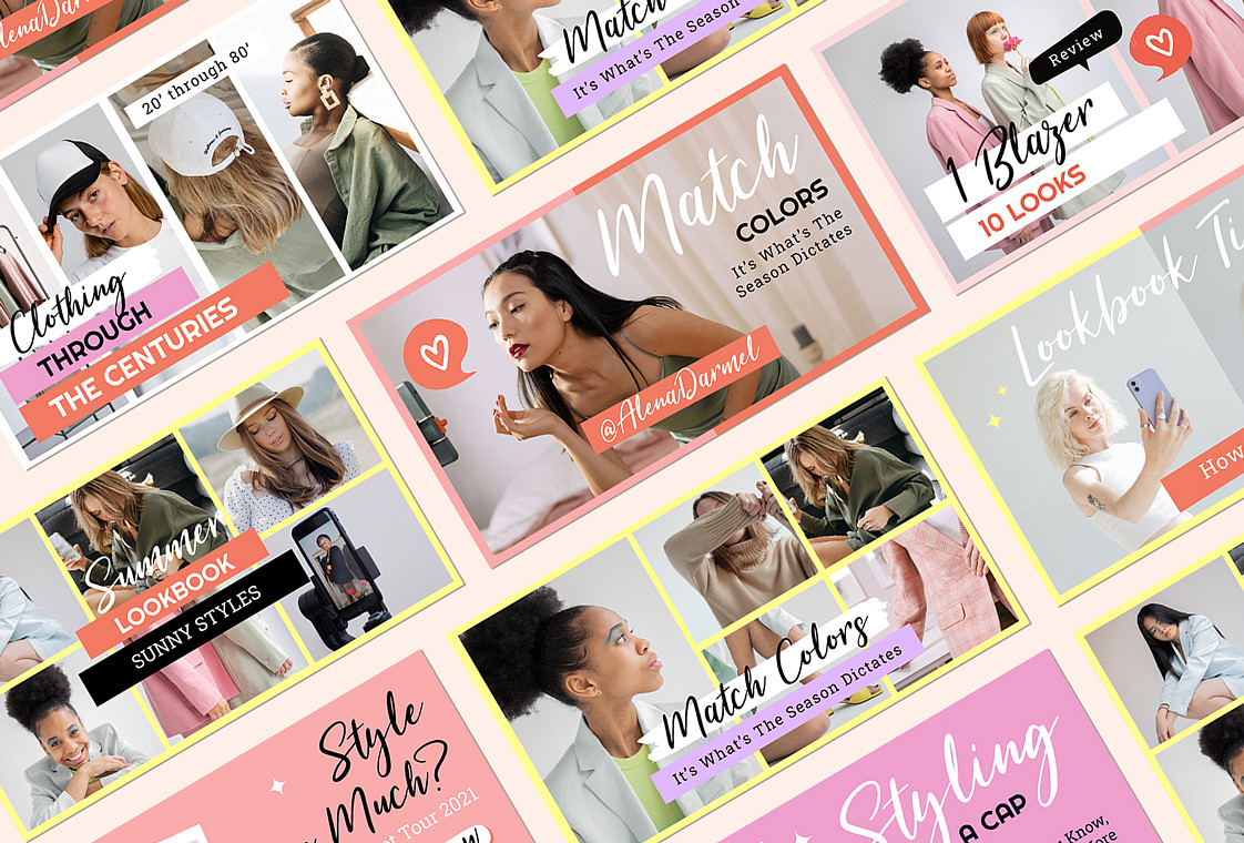 LookBook Social Media Kit | Renderforest
