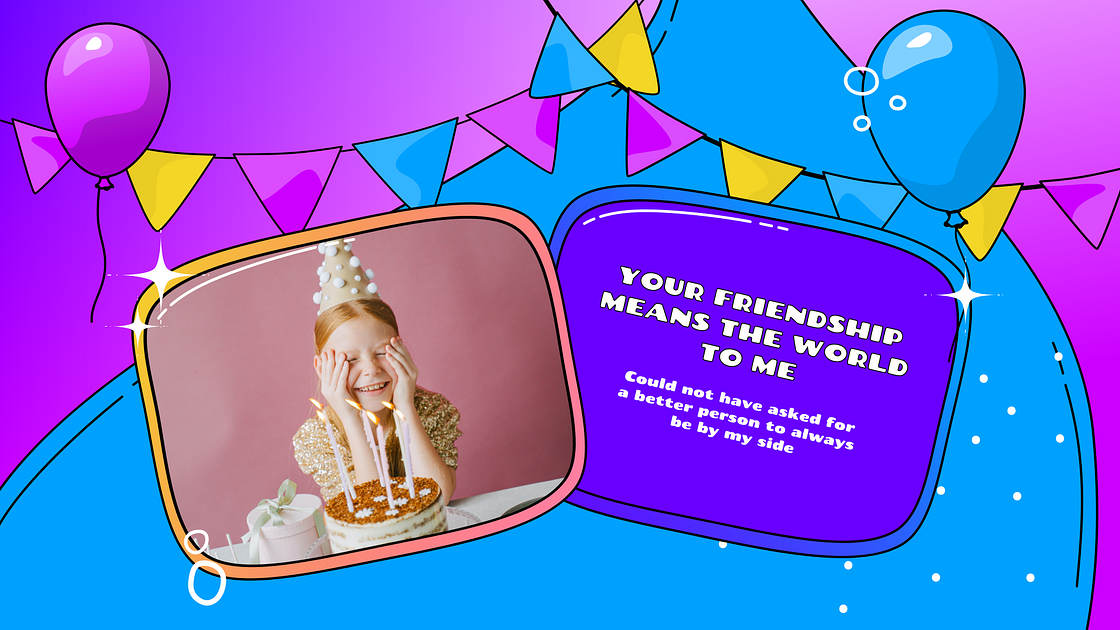 Festive Birthday Presentation | Renderforest