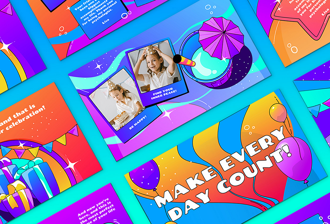 Festive Birthday Presentation | Renderforest