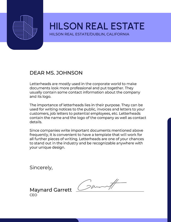 Kurumsal Antet Şablonları | Renderforest