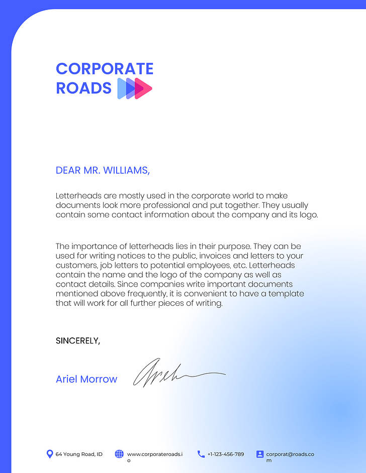 Business Letterhead Templates | Renderforest