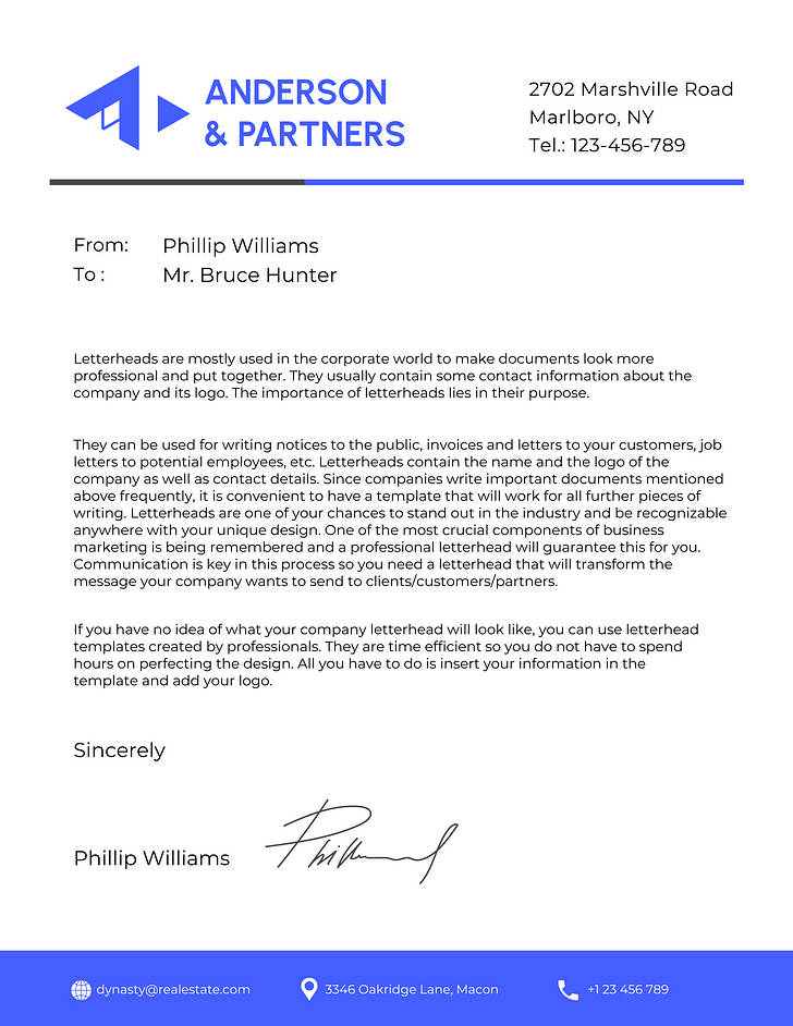 Kurumsal Antet Şablonları | Renderforest