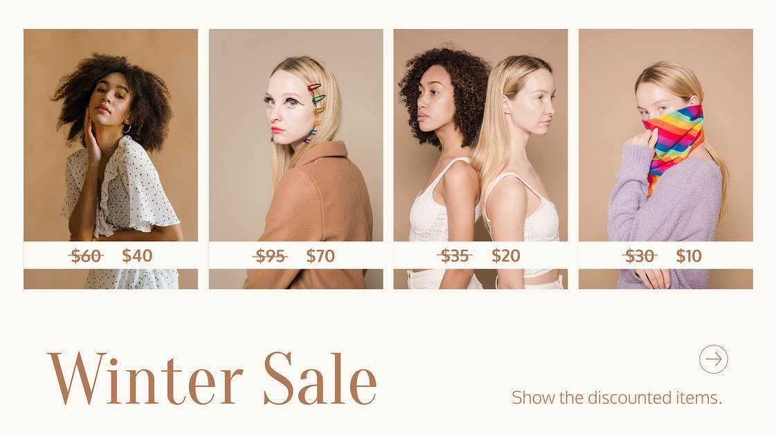 Diapositivas de presentación de moda | Renderforest