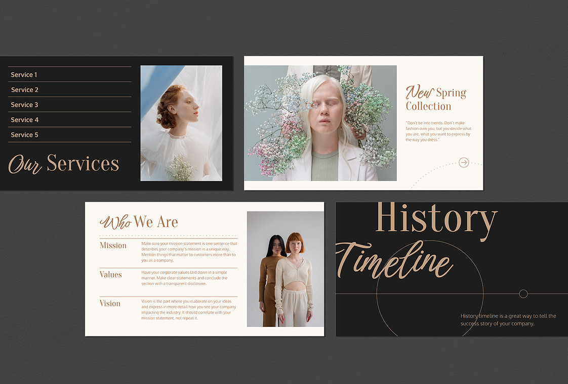 Fashion Presentation Slides | Renderforest