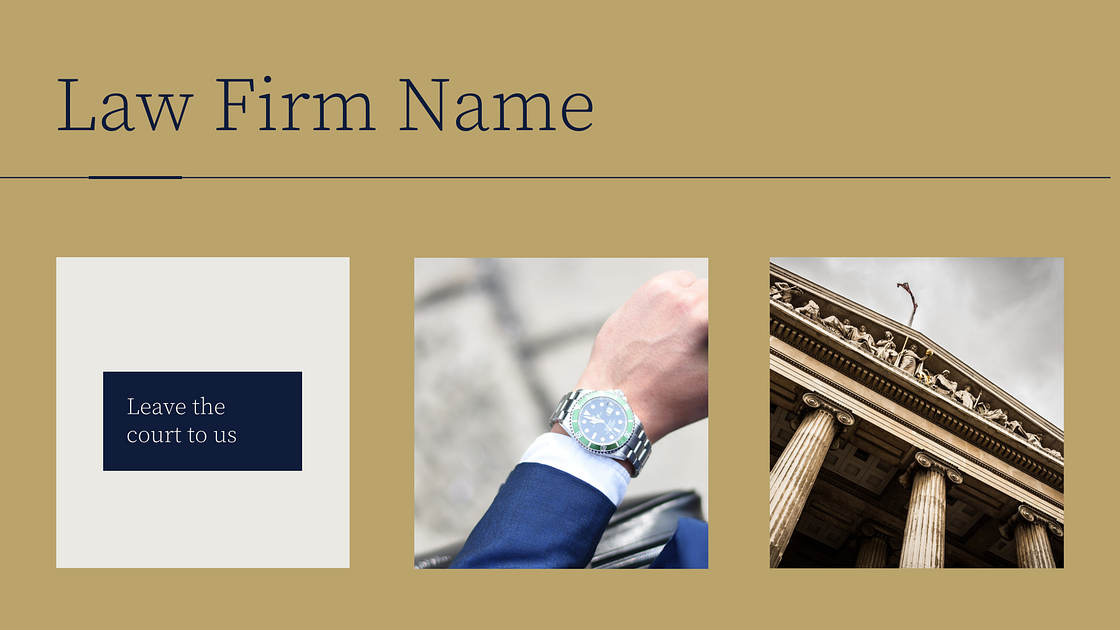 Law Firm Presentation Pack | Renderforest