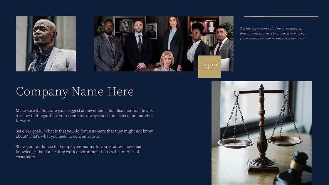 Law Firm Presentation Pack | Renderforest