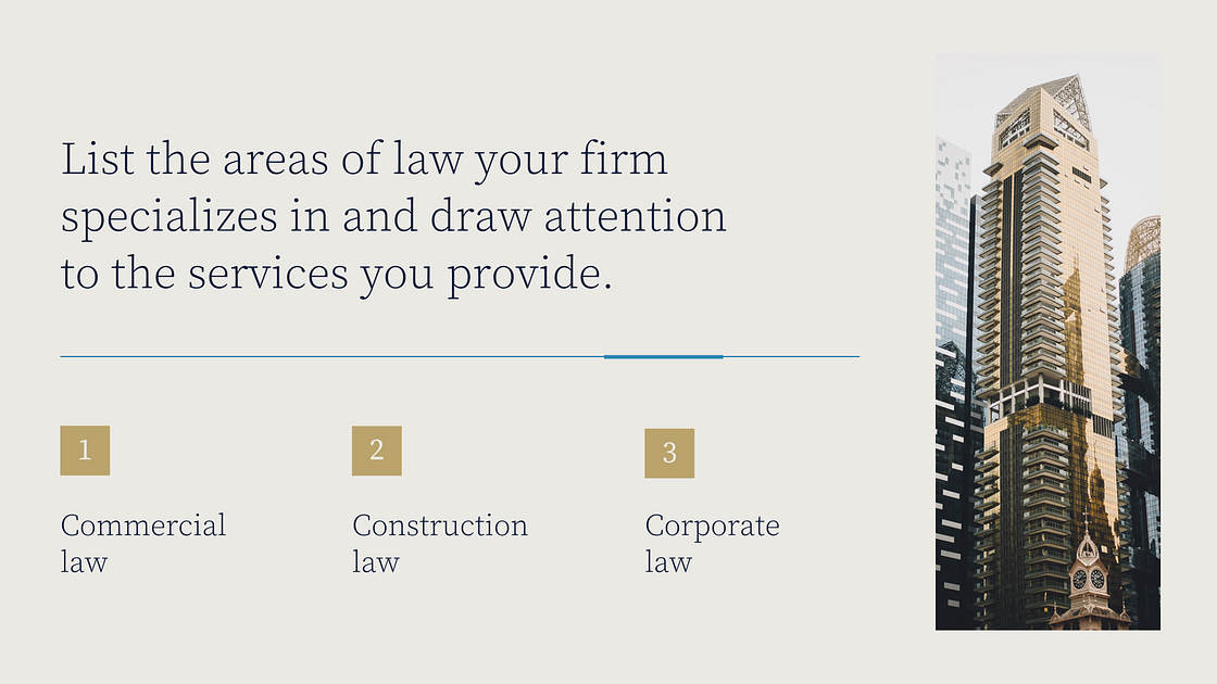 Law Firm Presentation Pack | Renderforest