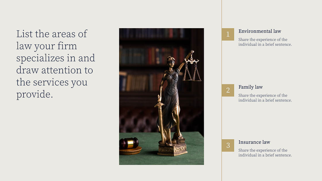 Law Firm Presentation Pack | Renderforest