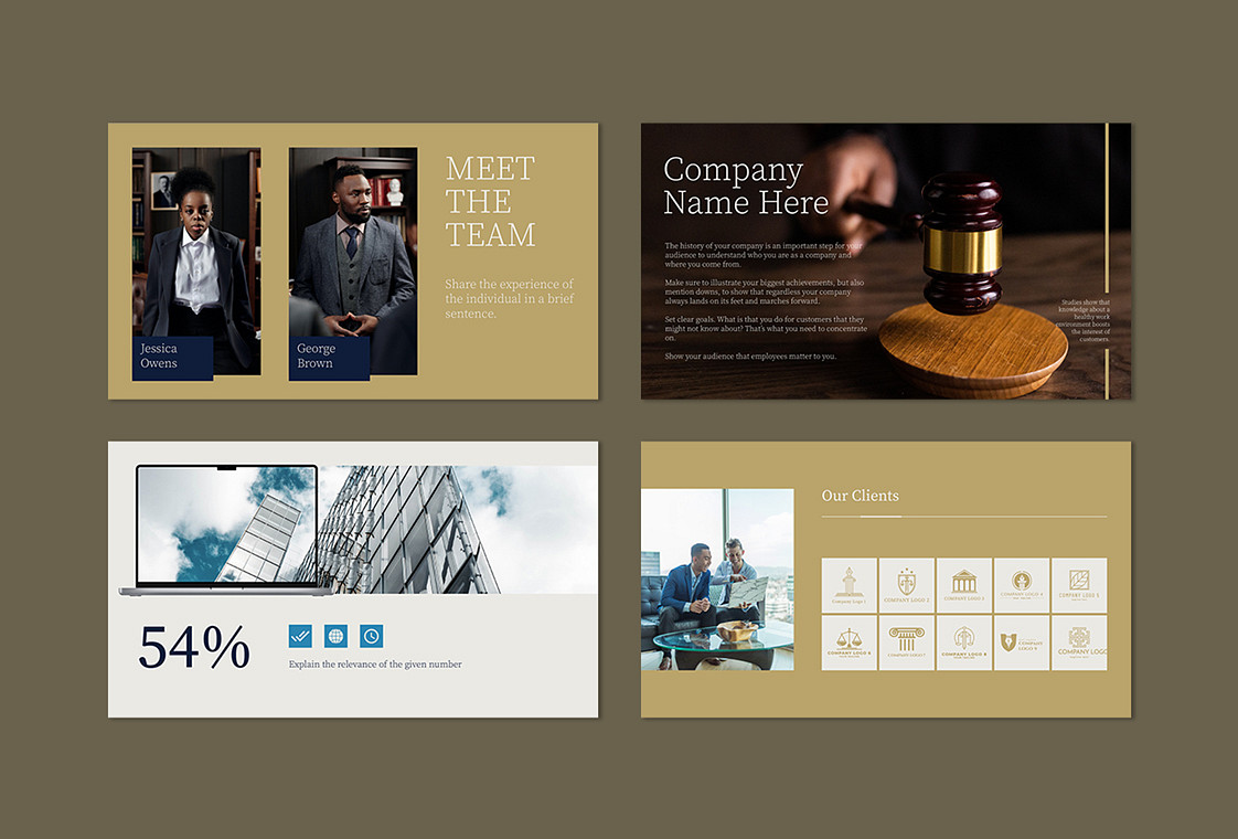 Law Firm Presentation Pack | Renderforest