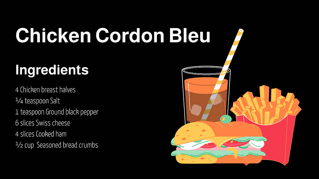 Food Slides Presentation | Renderforest