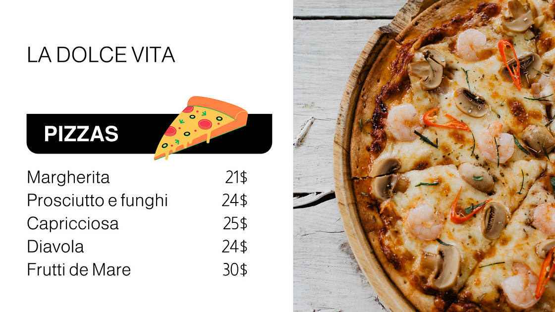 Presentación de Diapositivas de Comida | Renderforest