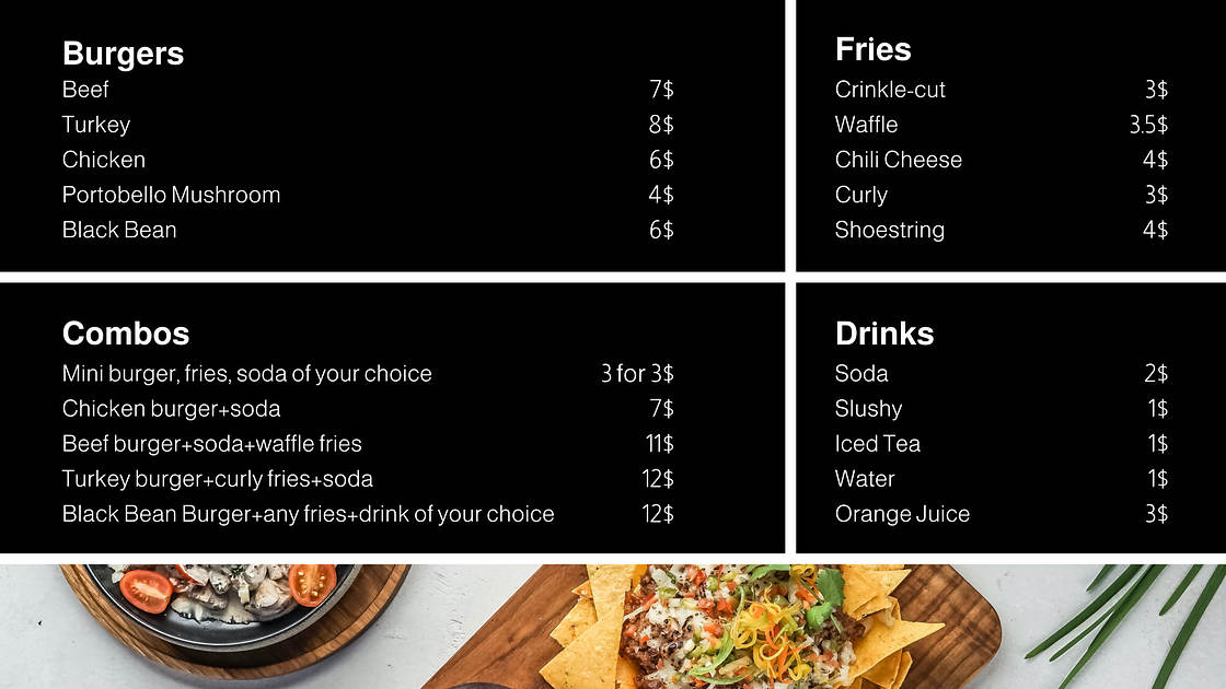 Food Slides Presentation | Renderforest