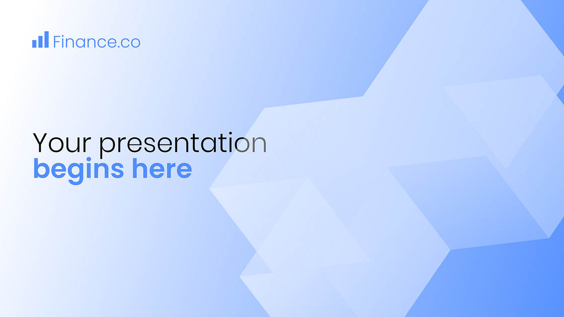 Finance Company Presentation | Renderforest