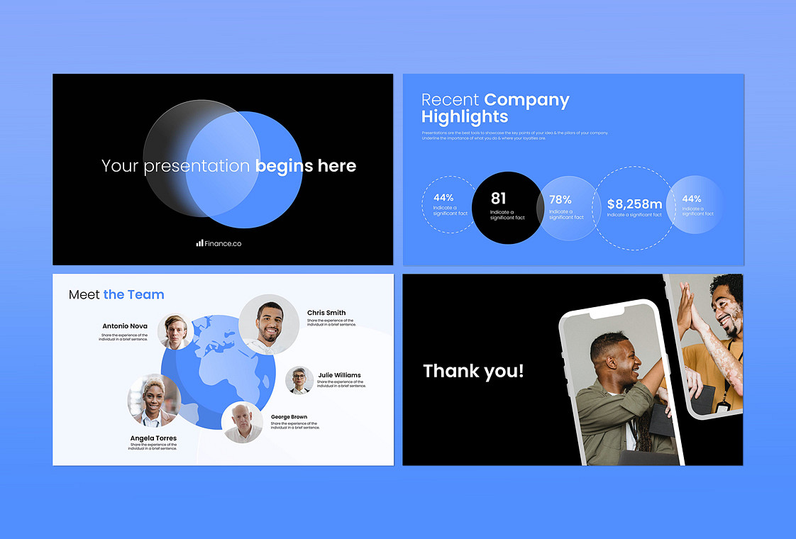 Finance Company Presentation | Renderforest