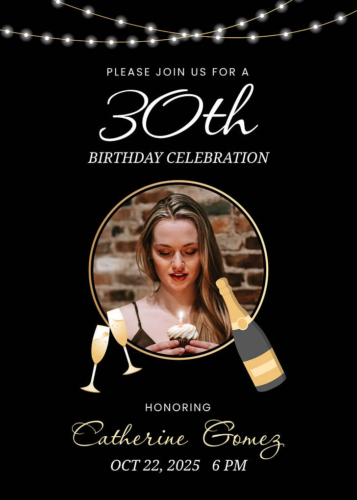 Festive Birthday Invitation Templates | Renderforest