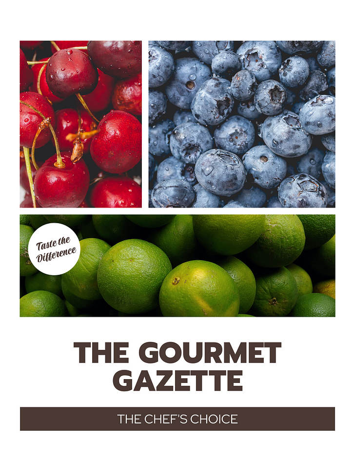 Realistic Food Magazine Covers | Renderforest