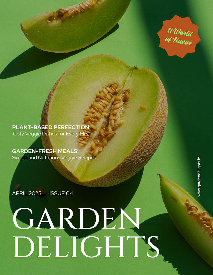 Realistic Food Magazine Covers | Renderforest