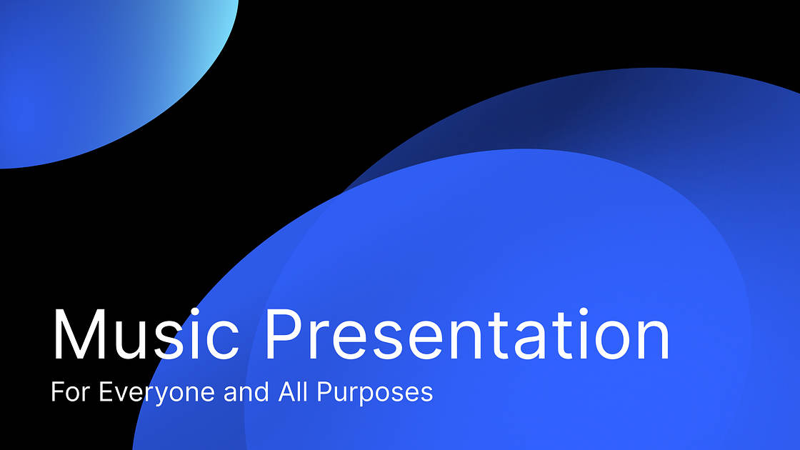 Music Presentation Variety | Renderforest