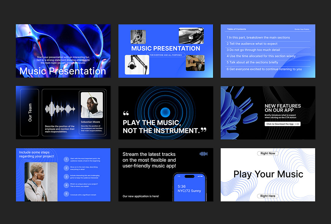 Music Presentation Variety | Renderforest