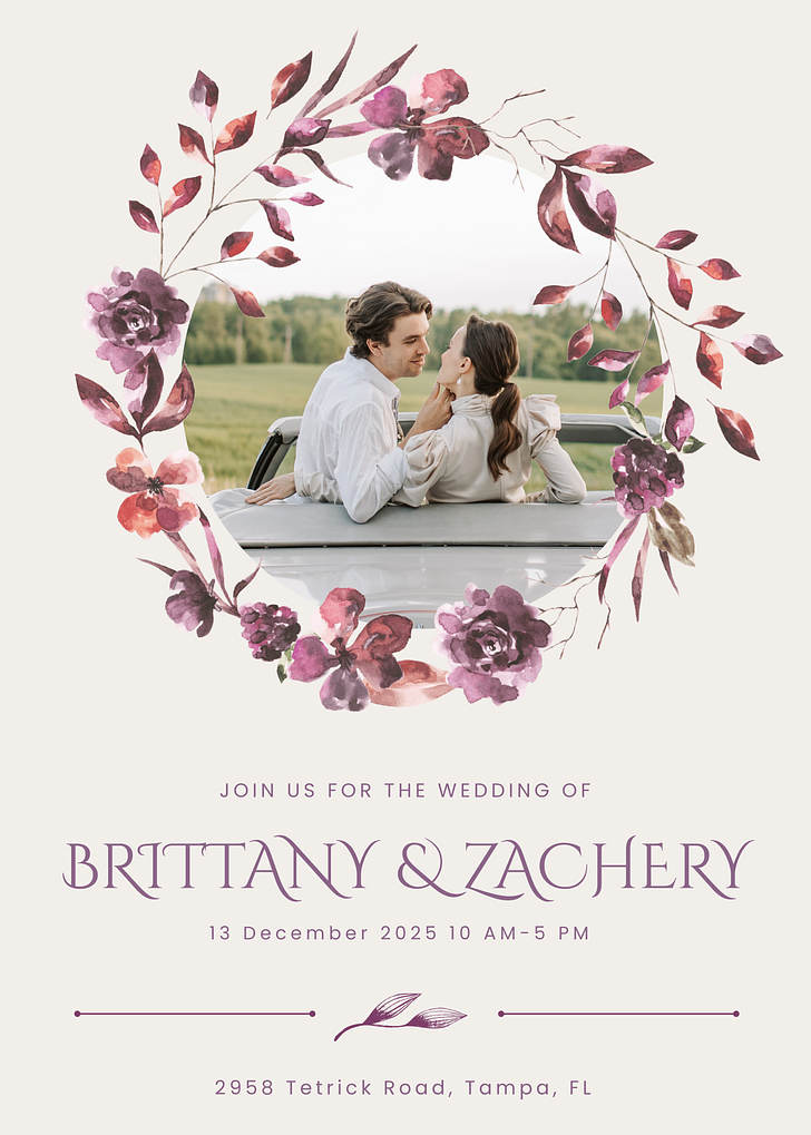 Elegant Wedding Invitation Templates | Renderforest