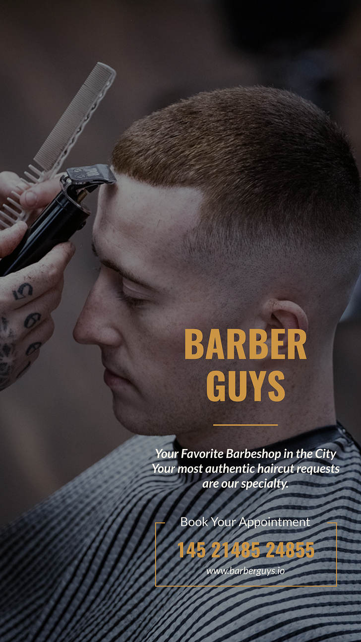 Barbershop Marketing Kit | Renderforest