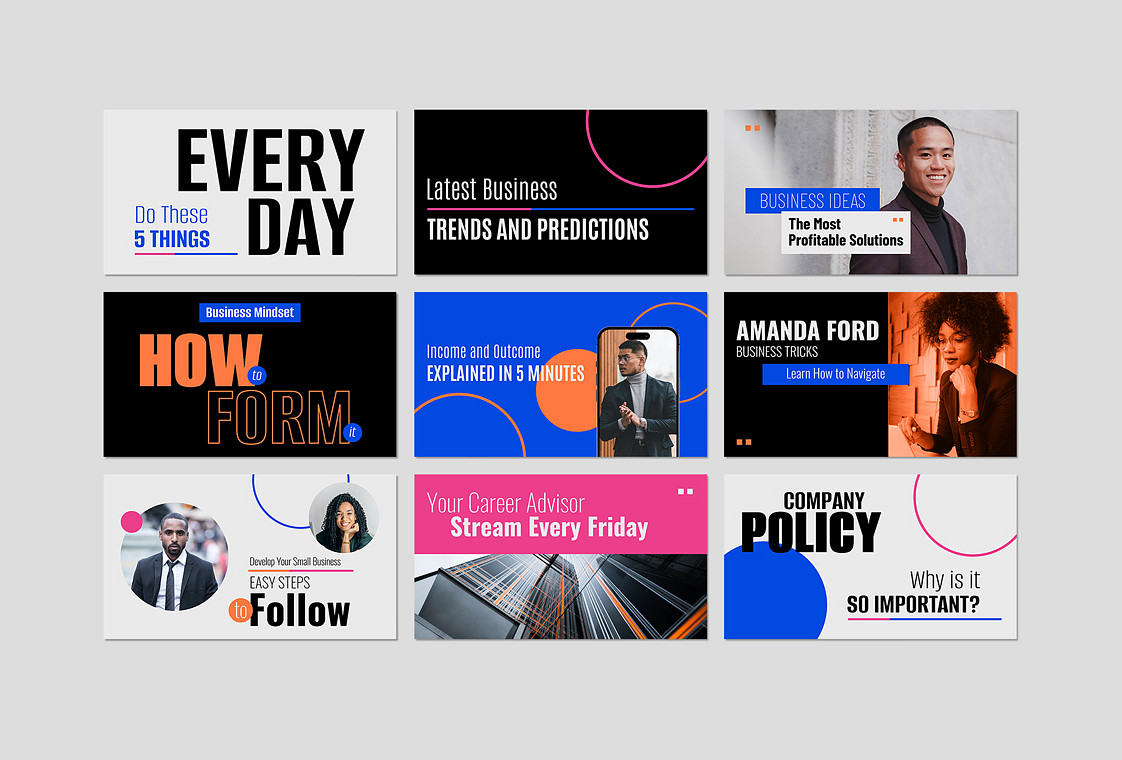 Business YT Thumbnails | Renderforest