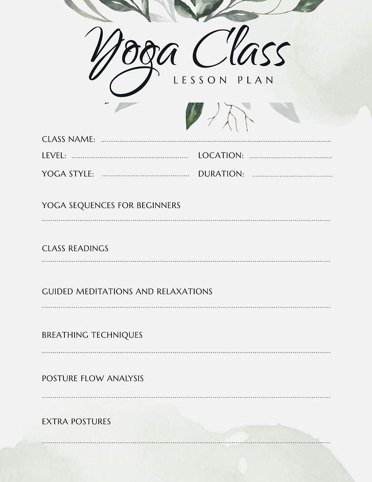 Floral Lesson Plans for All Purposes | Renderforest