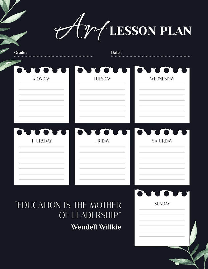 Floral Lesson Plans for All Purposes | Renderforest