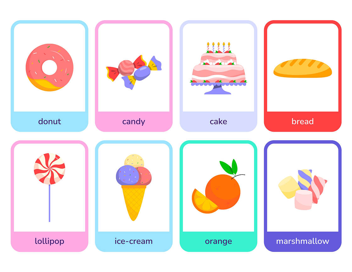 Colorful Flashcard Templates | Renderforest