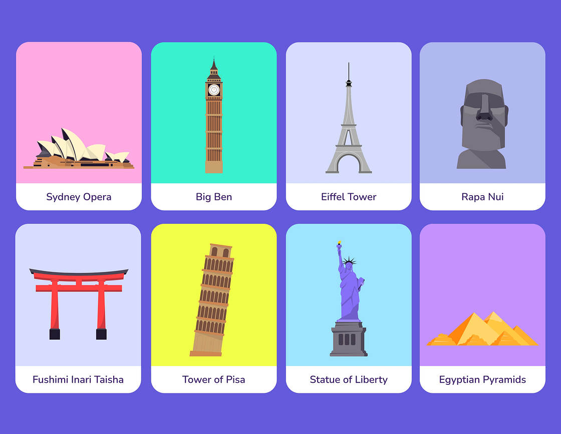 Colorful Flashcard Templates | Renderforest