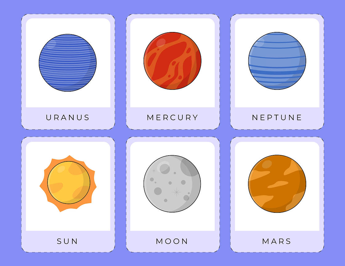 Illustrated Flashcard Templates | Renderforest