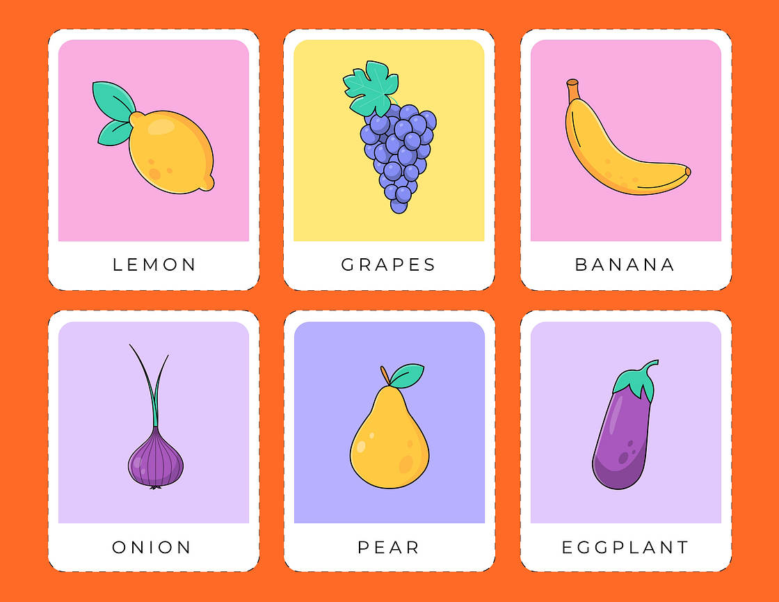 Illustrated Flashcard Templates | Renderforest