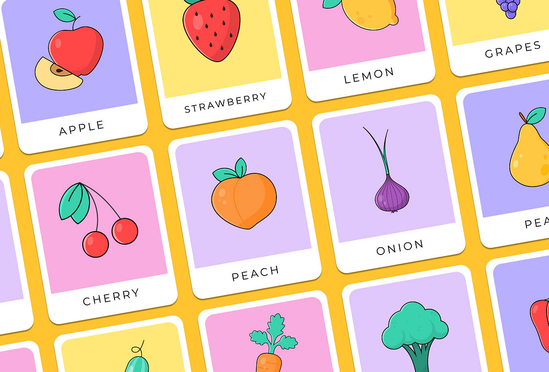 Illustrated Flashcard Templates | Renderforest