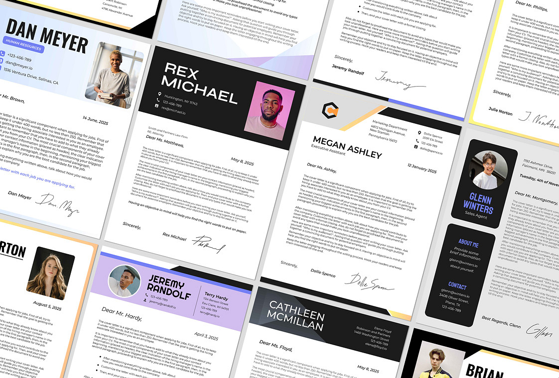 Corporate Cover Letters | Renderforest