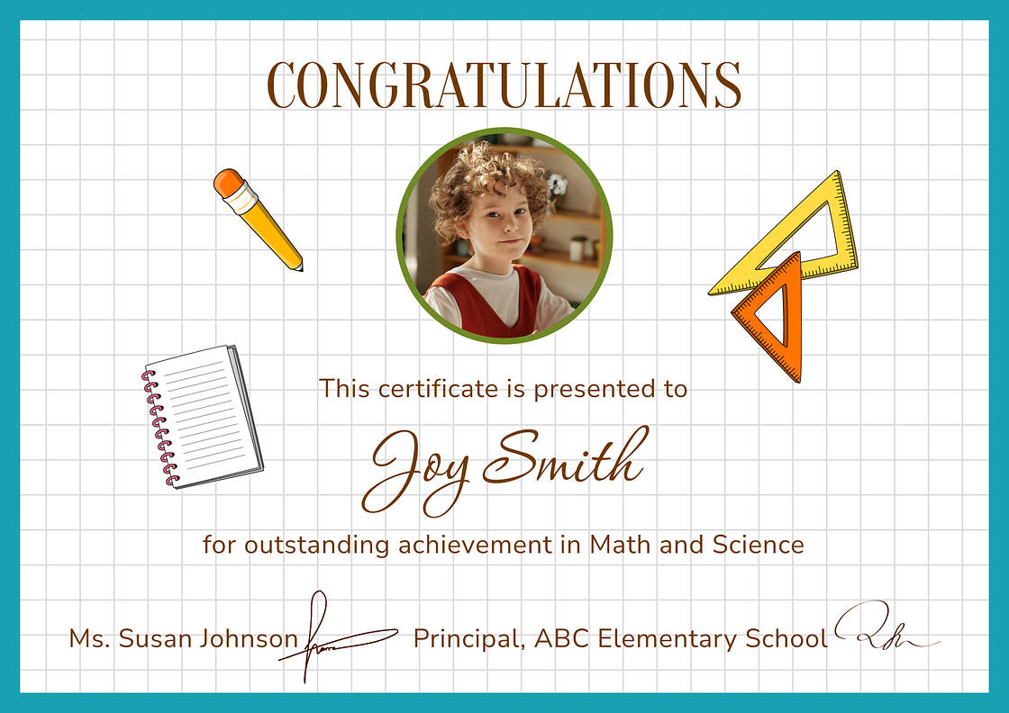 Kids' Achievements Certificates | Renderforest