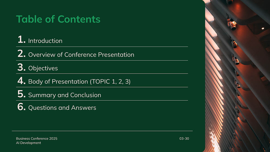 Conference Presentation Slides | Renderforest Conference Presentation Slides | Renderforest