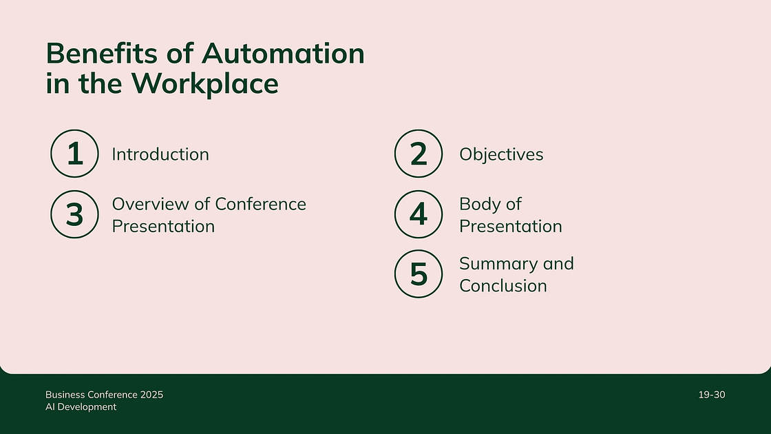 Conference Presentation Slides | Renderforest