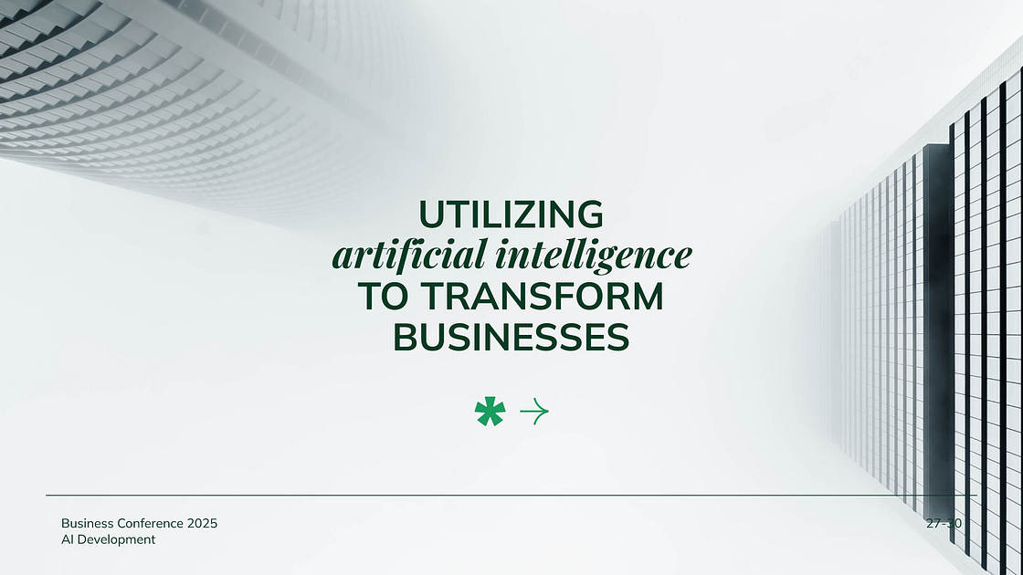 Conference Presentation Slides | Renderforest