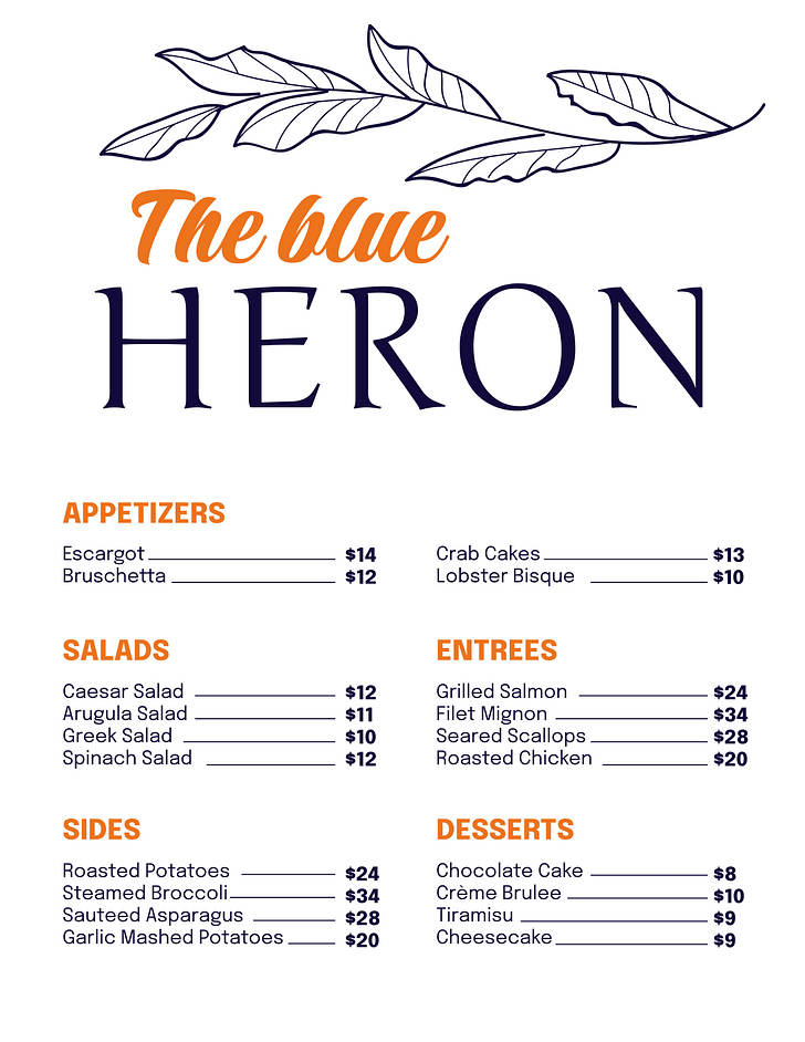 Elegant Dinner Party Menus | Renderforest