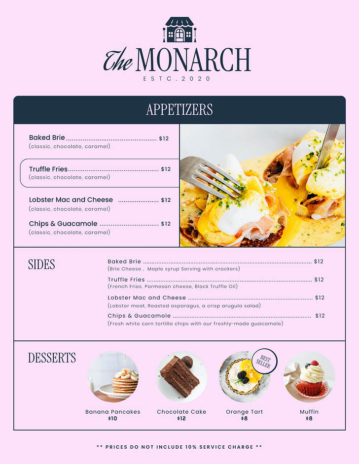Trendy Cafe Menu Templates | Renderforest