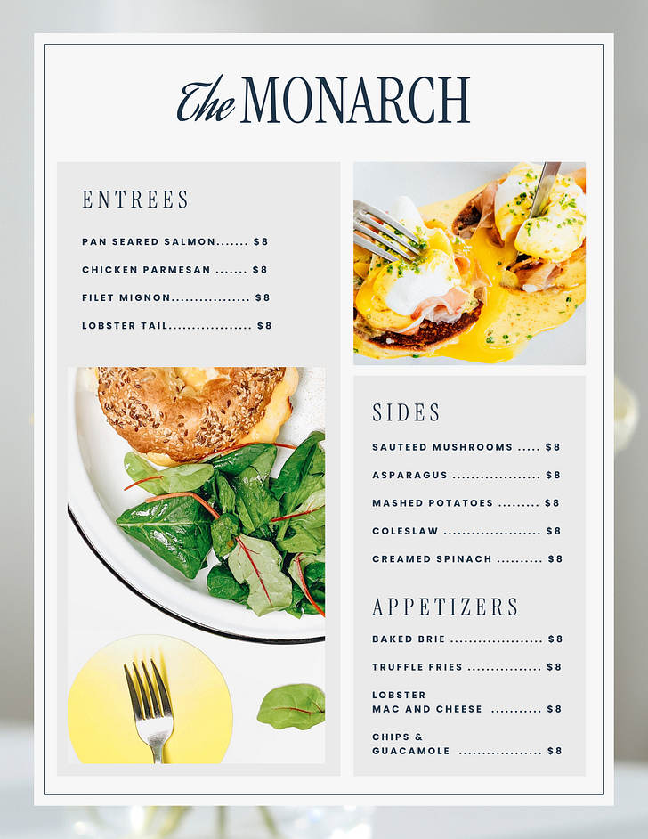 Trendy Cafe Menu Templates | Renderforest