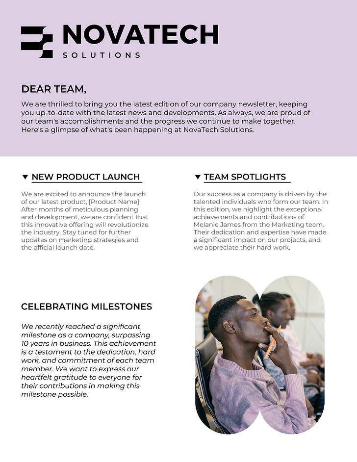 Corporate Newsletter Templates | Renderforest