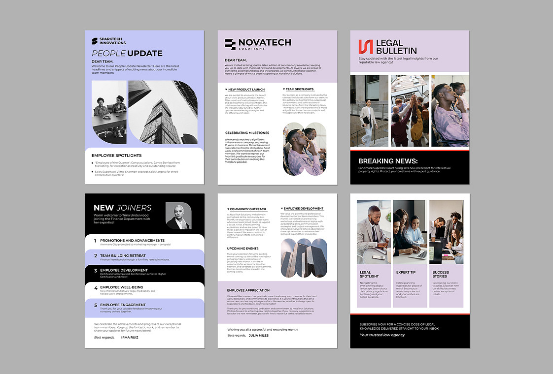 Corporate Newsletter Templates | Renderforest